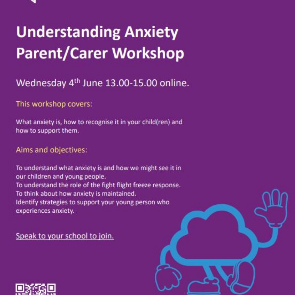 Parent/Carer Workshop - Wednesday 4th June 2025 - Holderness Academy
