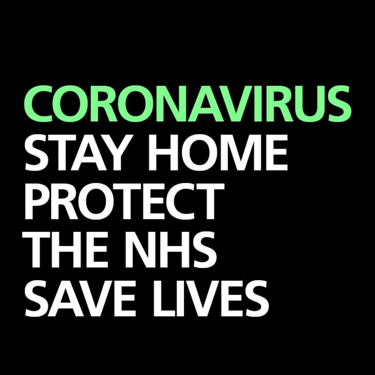 STAY HOME PROTECT THE NHS SAVE LIVES - Holderness Academy